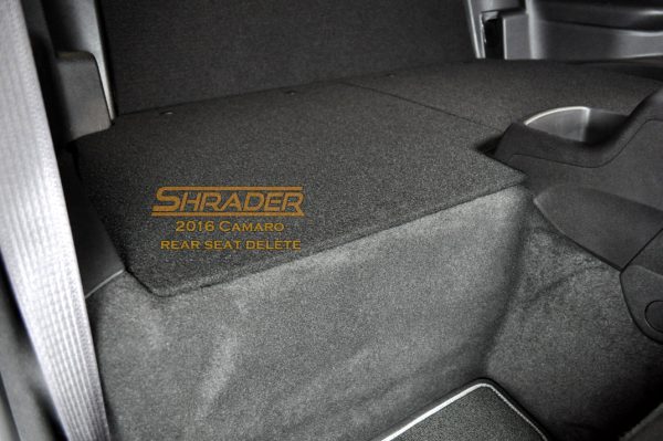 2016-2024 Camaro Rear Seat Delete – Shrader Designs